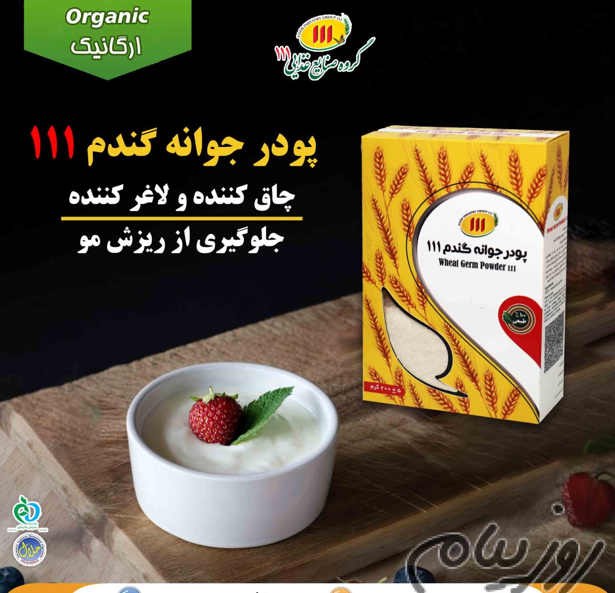 خرید پودر جوانه گندم